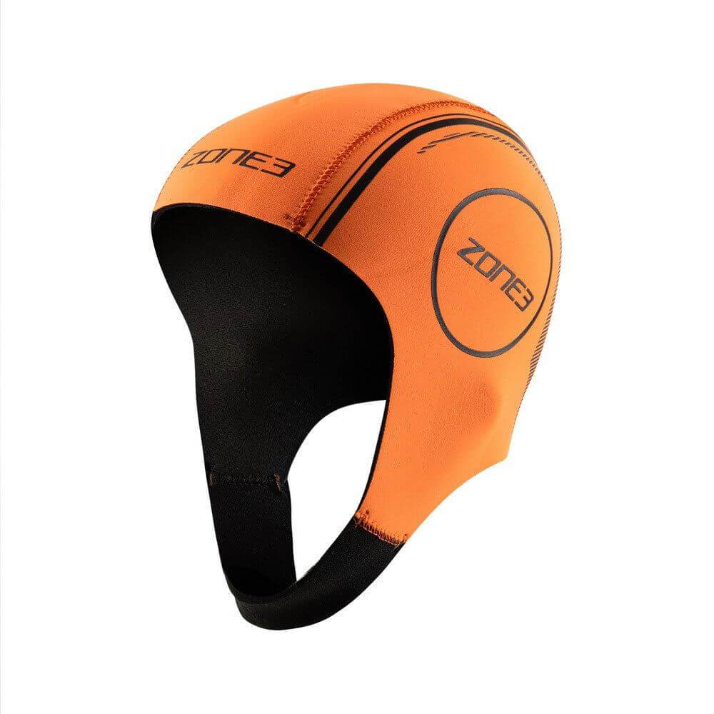 Orange Neoprene Swim Cap ZONE3 Orange Neoprene Swim Cap ZONE3