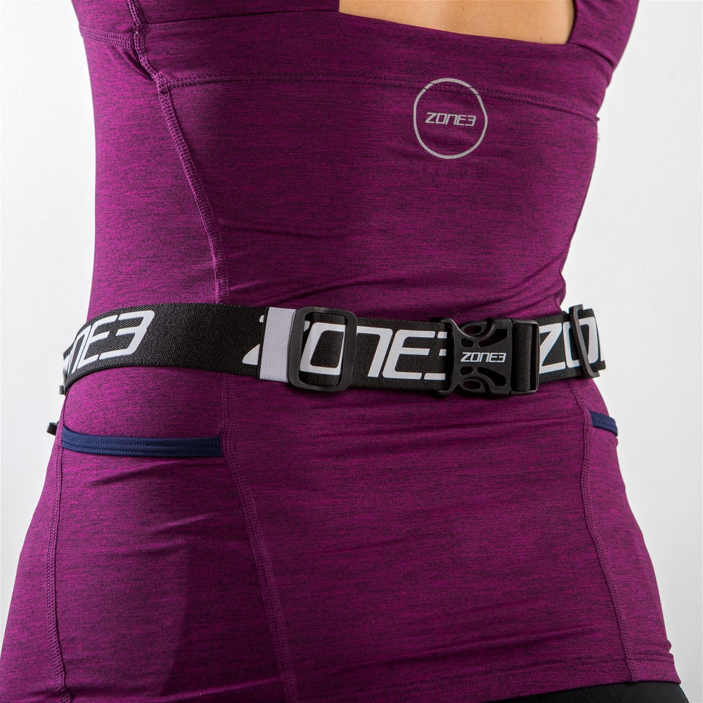 Endurance Number Belt with Neoprene Fuel Pouch and Energy Gel Storage ...