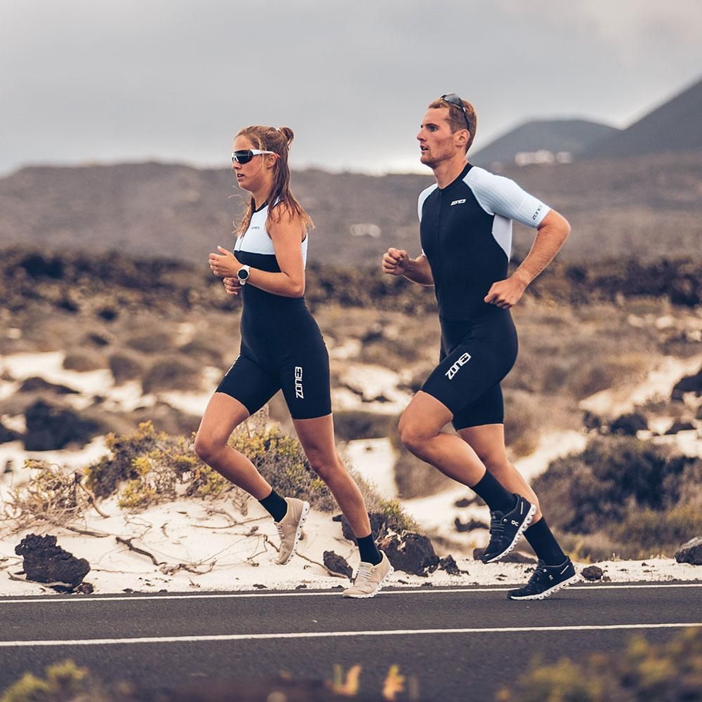 Lava Long Distance Full Zip Short Sleeve Trisuit – ZONE3