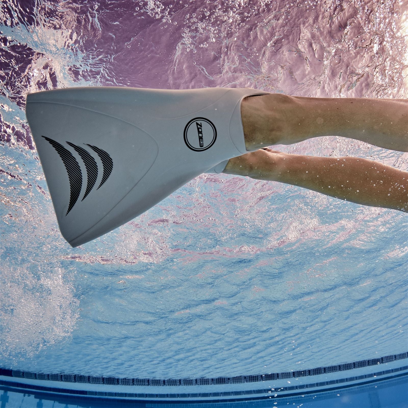 Silicone V-FLEX Ergo Swim Training Fins – ZONE3